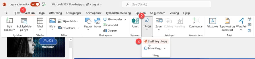 Hvordan aktivere Breaktime Countdown Timer i Powerpoint