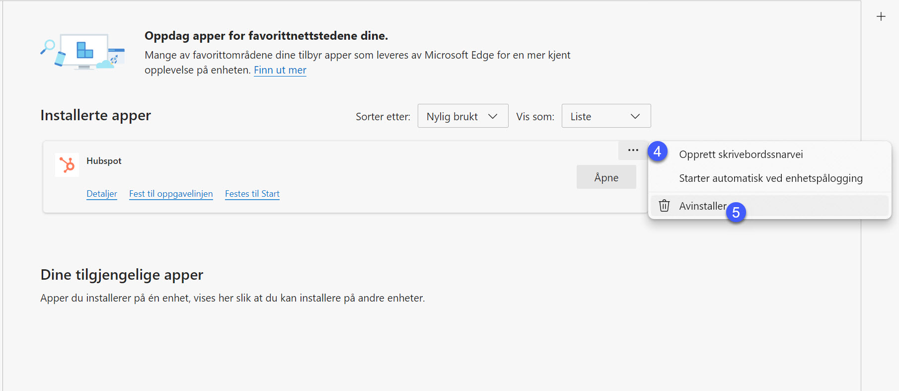 Hvordan lage nettside som en App i Windows