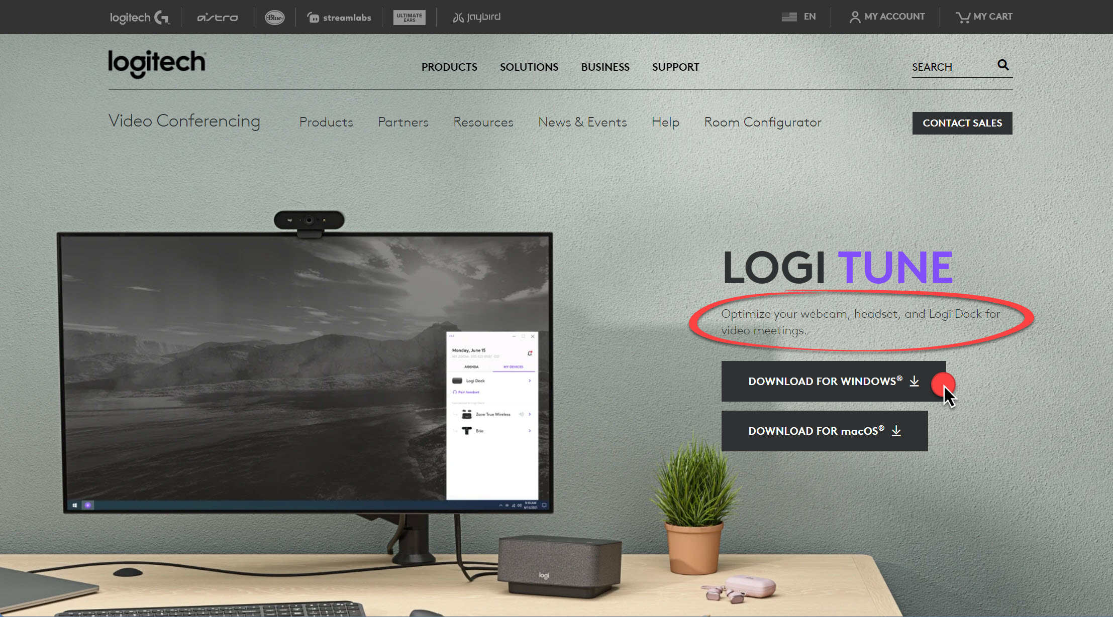 LOGI Tune - Hvordan oppdatere ditt Logitech Webkamera