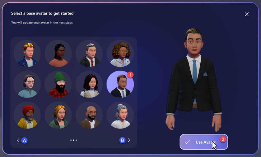 Hvordan bruke Avatar i Microsoft Teams