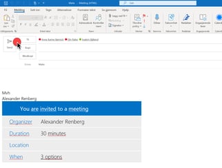 Hvordan bruke Microsoft FindTime for planlegging av møter i Outlook