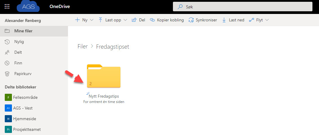Hvordan bruke Request Files funksjonen i OneDrive for Business