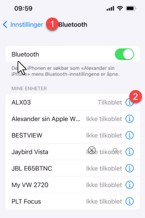 Hvordan koble sammen iPhone til PC i Windows 11