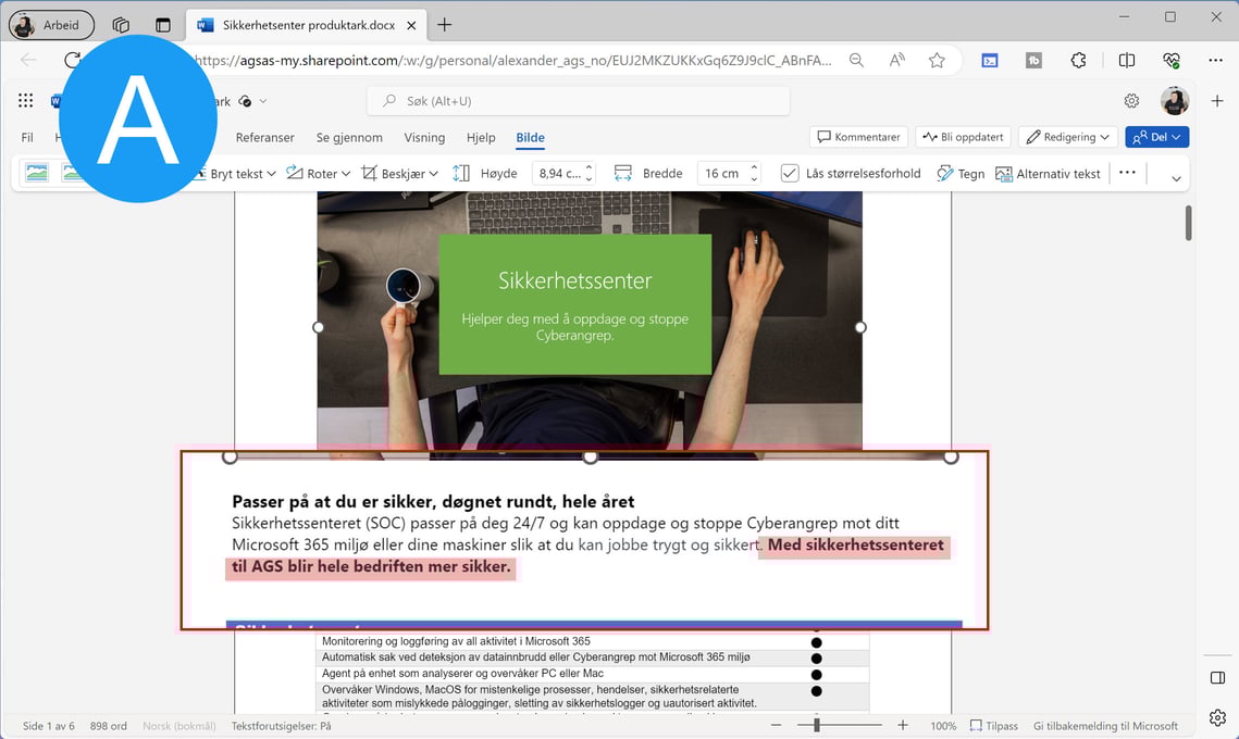 Hvordan dele Word, Excel og PowerPoint dokumenter