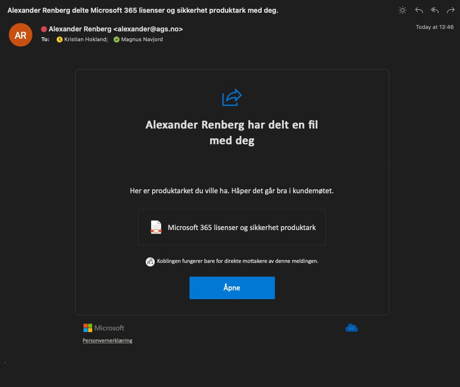 Hvordan dele filer med OneDrive i Windows 11