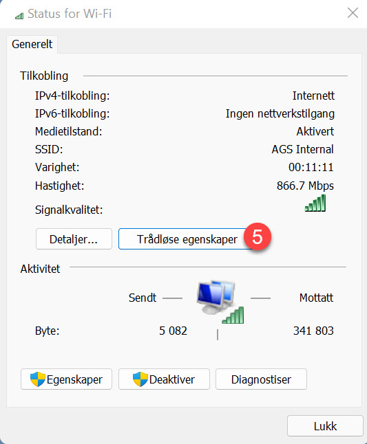 Hvordan finne passordet for Wi-Fi i Windows