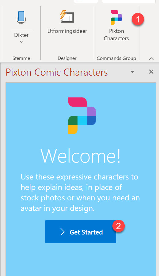 Hvordan lage tøff Powerpoint med Pixton Comic Characters