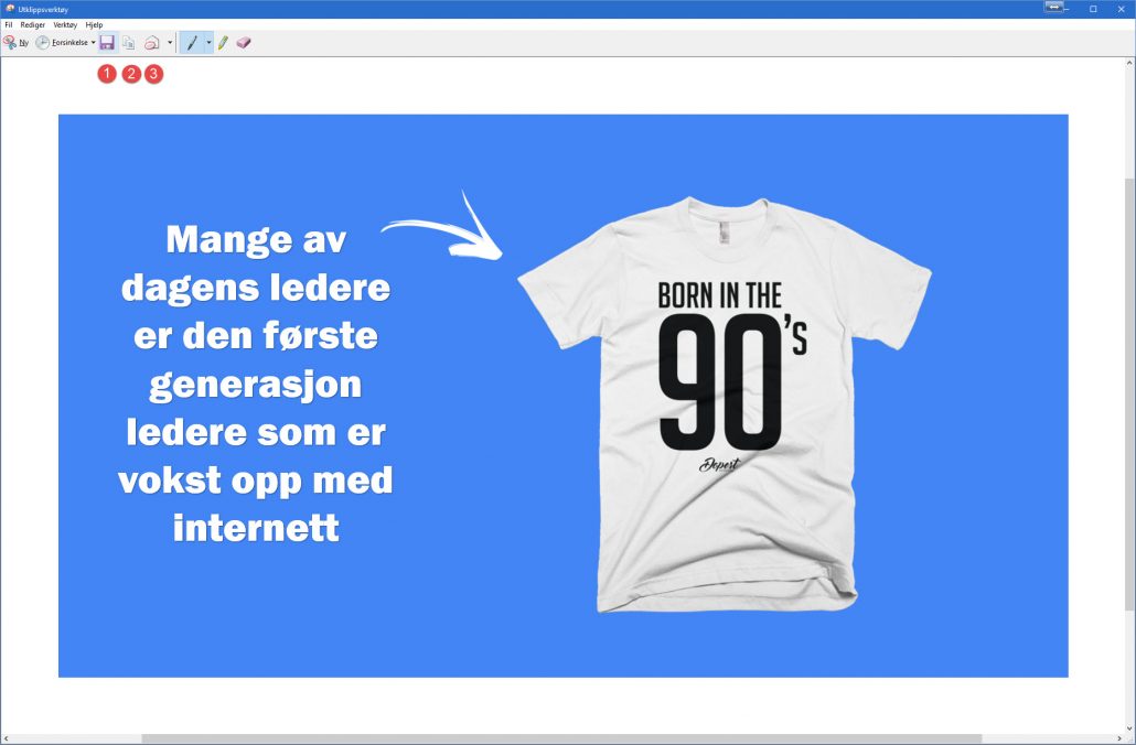 Slik bruker du utklippsverktøy i Windows