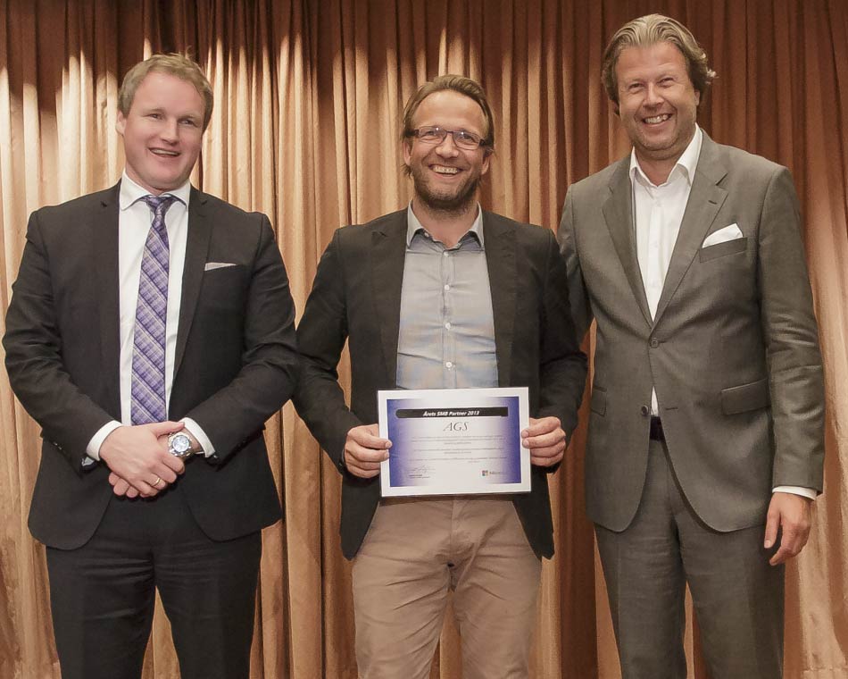 Vi vant! Årets Microsoft SMB Partner