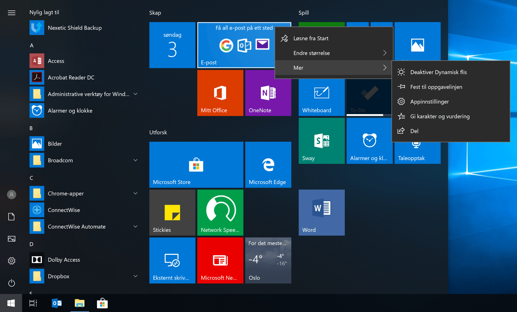 Slutten for Windows 7