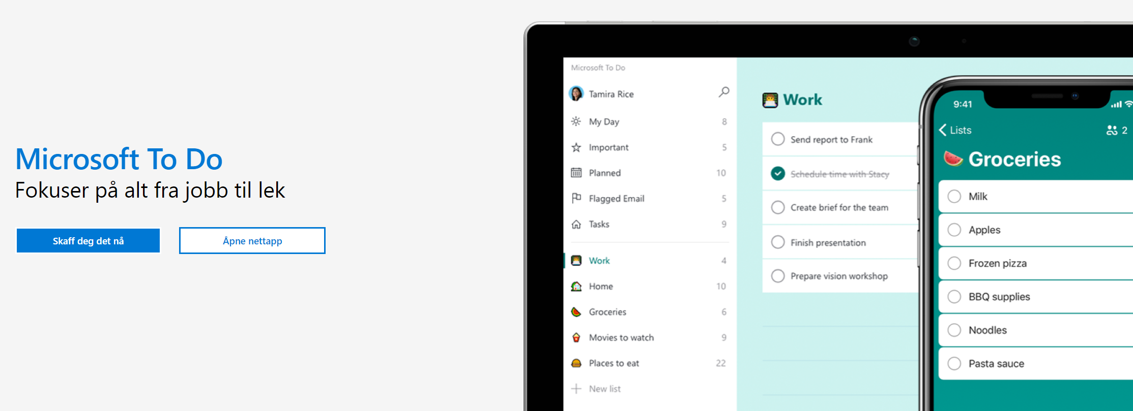 Hvordan bruke Microsoft To Do